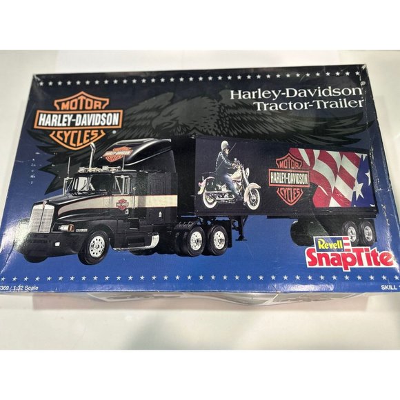 Revell | Toys | Revell Snaptite 32 Model Kit Harley Davidson Tractor ...